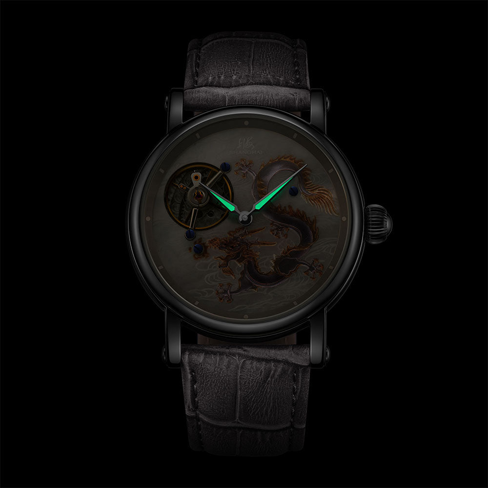 Shanghai Phonograph 41.5mm Watch - 2024 Year of Dragon Limited Edition ...